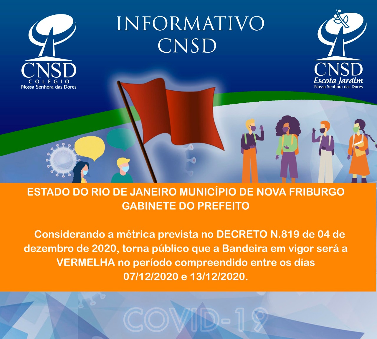 Informativo CNSD - Colégio Nossa Senhora das Dores